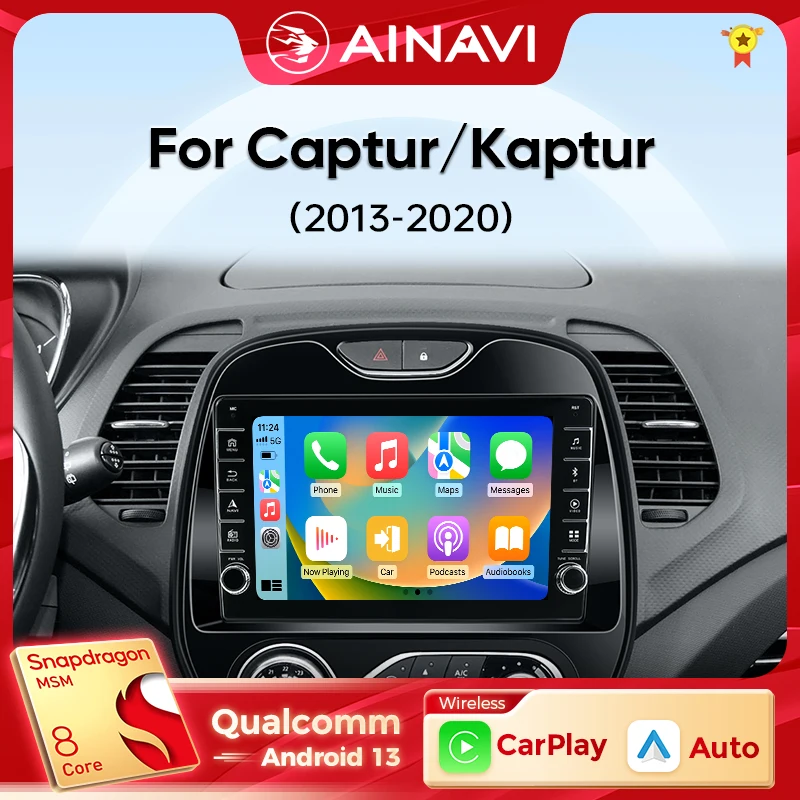 Ainavi-For-Renault-Captur-Radio-Multimedia-Wireless-Carplay-For-Renault-Kaptur-Captur-Clio ...