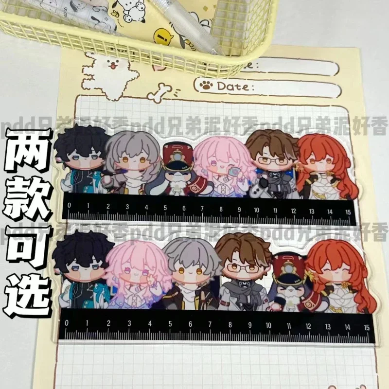 Honkai-Star-Rail-Astral-Express-Member-15cm-Acrylic-Straight-Ruler ...