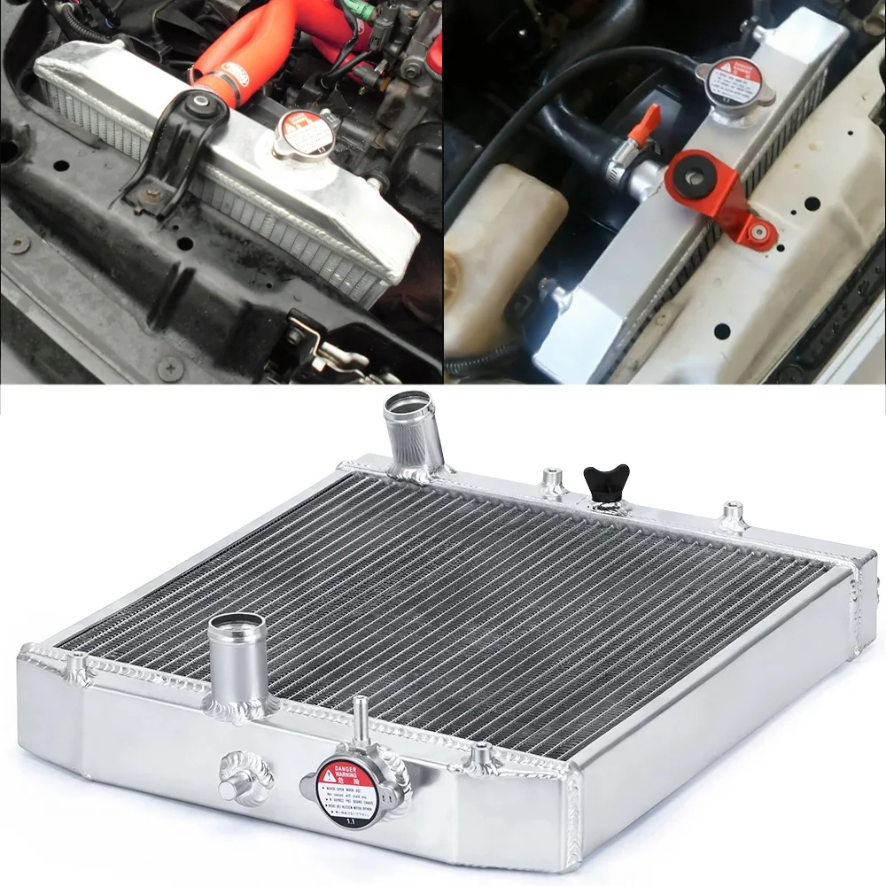 52MM Full Aluminum Radiator High Performance 3 Row Racing Aluminum ...