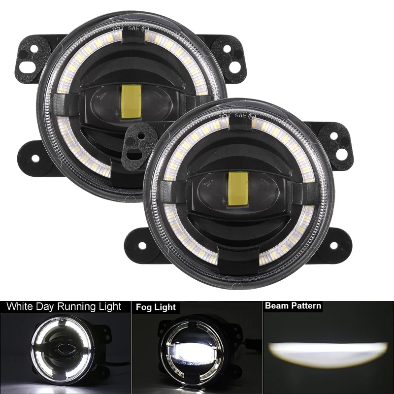 4-Inch-Round-LED-Front-Driving-Fog-Lights-for-Jeep-Grand-Cherokee-2011 ...