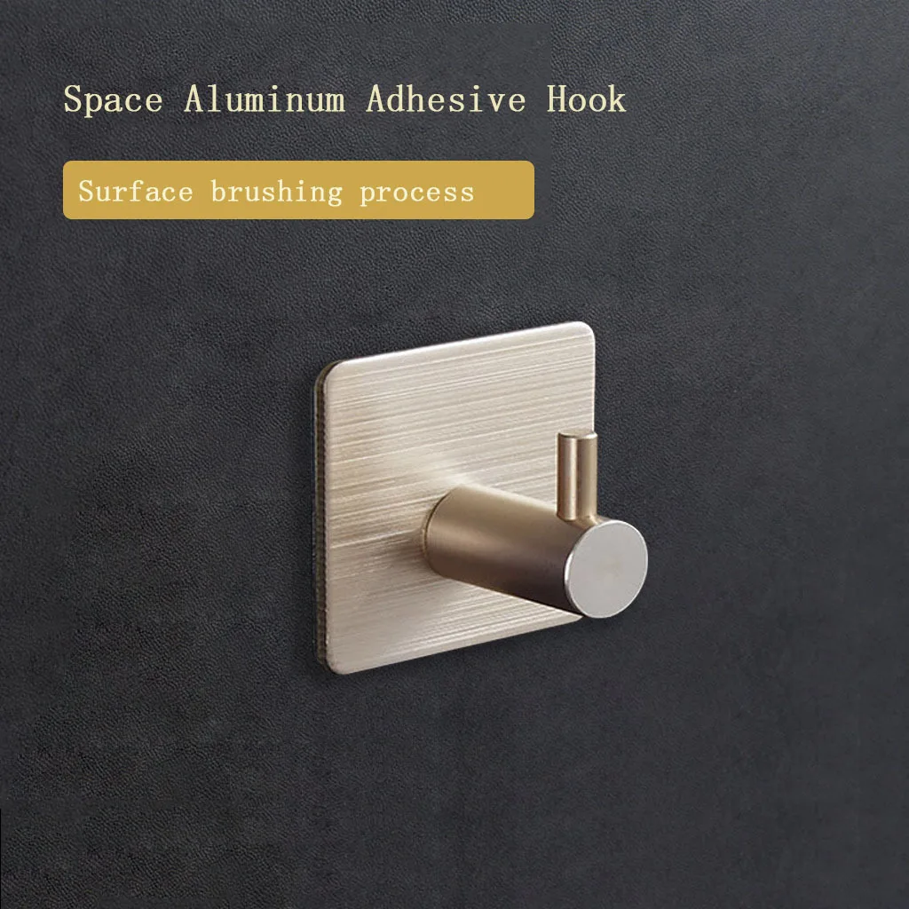 Ew space aluminium klebrige haken ohne stanzen mantel haken – Spargut