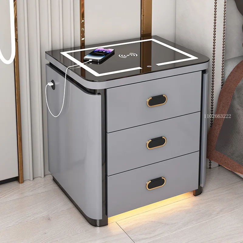 Intelligent-Bedside-Table-Safe-Deposit-Box-USB-Wireless-Charging-with ...