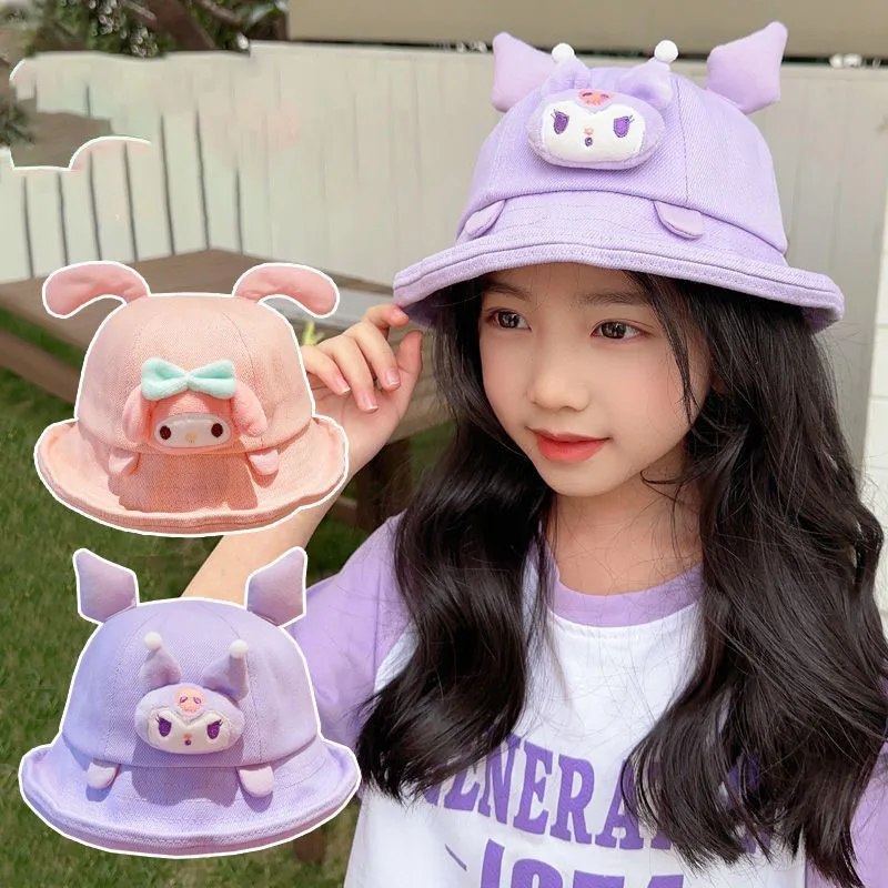 Miniso-Sanrio-Kuromi-Cinnamoroll-My-Melody-Purin-Fisherman-Hat-Cartoon ...
