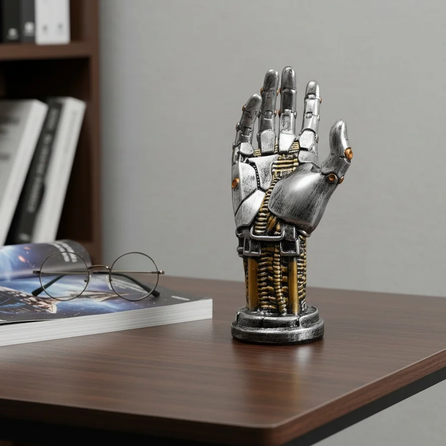 Cyberpunk 3D Gamepad Holder - Robotic Hand Storage Box for Controller ...