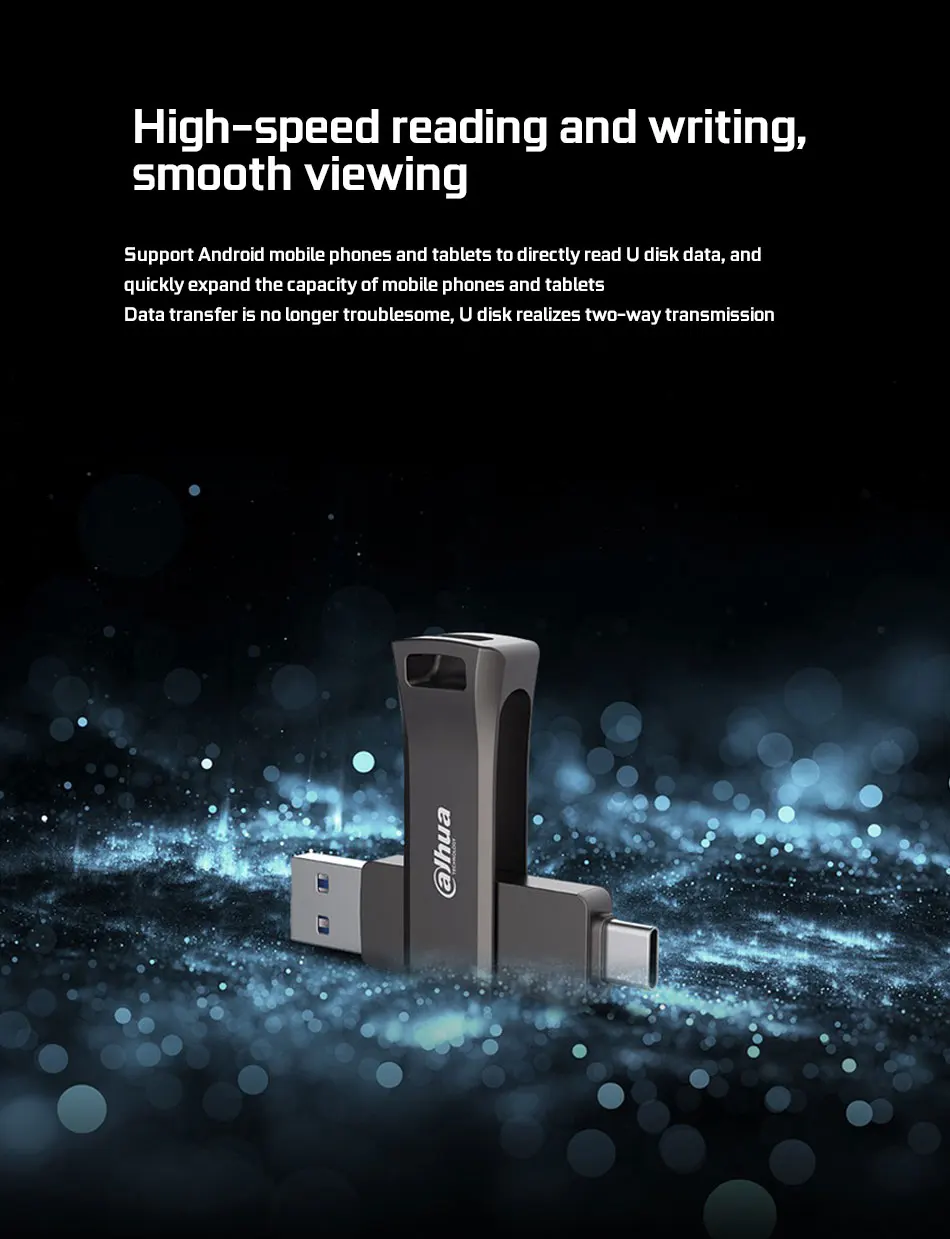 Dahua P629 128GB 2 In 1 USB3.2 Gen1 & Type-C Flash Drive | CyberDeals ...