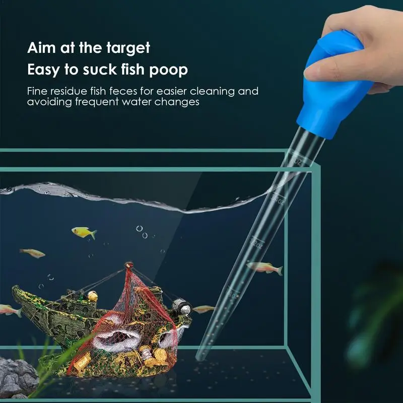 28cm-Multifunctional-Dropper-Water-Change-Fish-Feeder-Long-Pipette ...