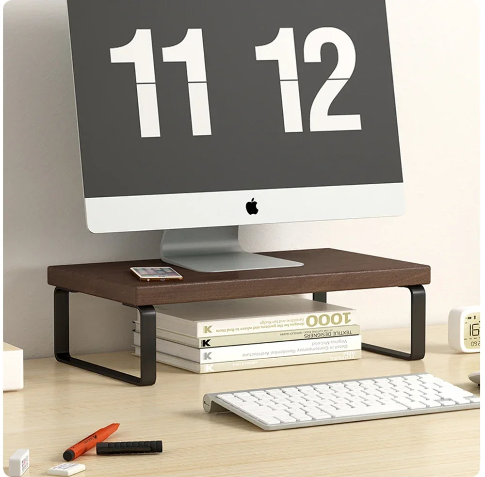 Desktop-Computer-Stand-Monitor-Bracket-Office-Laptop-Stand-Home-Storage ...