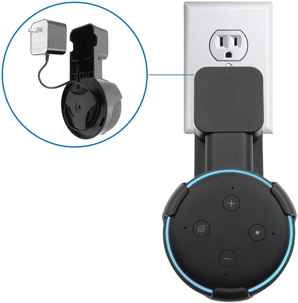 Speaker Wall Mount Holder Stand Hanger for Alexa Echo Dot 3rd ...