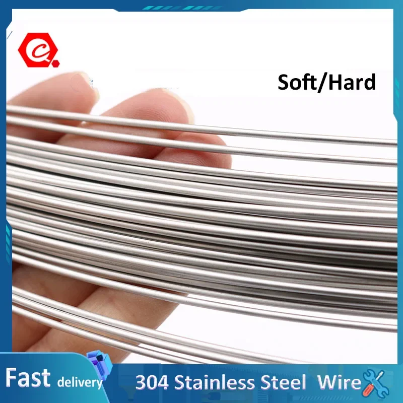 5-Meters-Soft-Hard-304-Stainless-Steel-Wire-Bright-Single-Strand ...