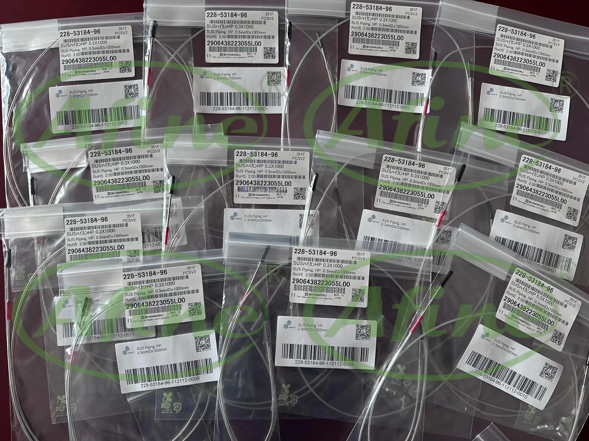 AFINE 228-53184-96, капиллярная трубка, SHIMADZU, капиллярная вода из стабилизирующей стали, 1/ ...