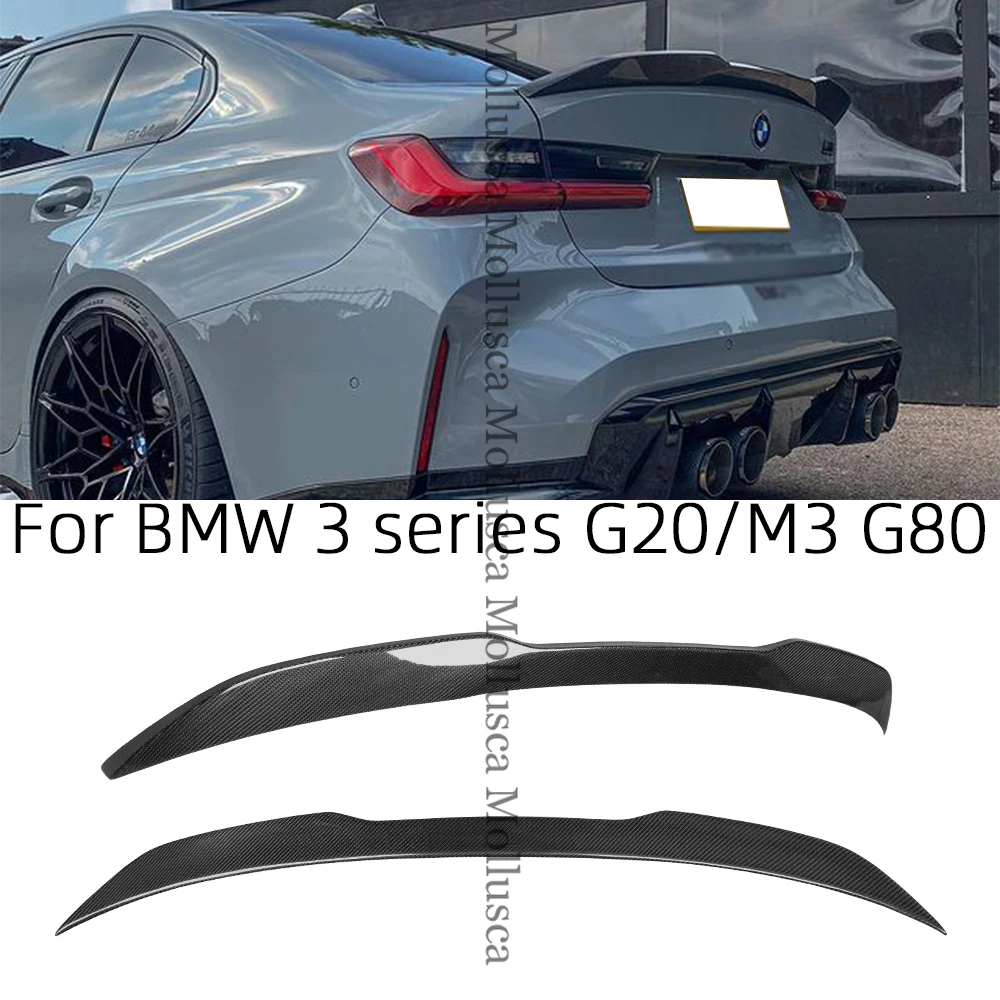 For-BMW-3-Series-G20-G28-M3-G80-DA-PRO-Style-Carbon-fiber-Rear-Spoiler ...