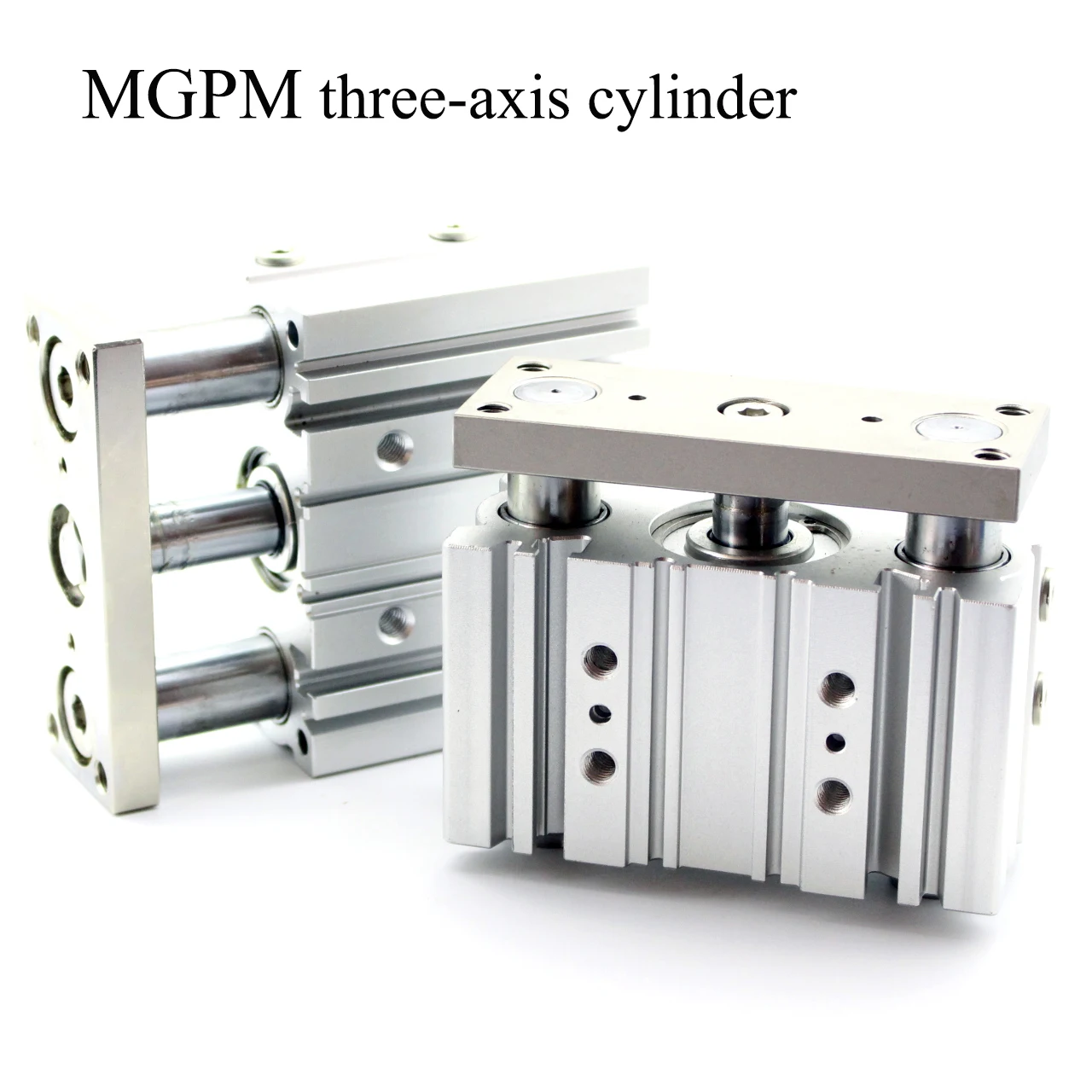 Cilindro guia compacto pneumático tipo MGPM SMC MGPM12 MGPM16 MGPM20 ...