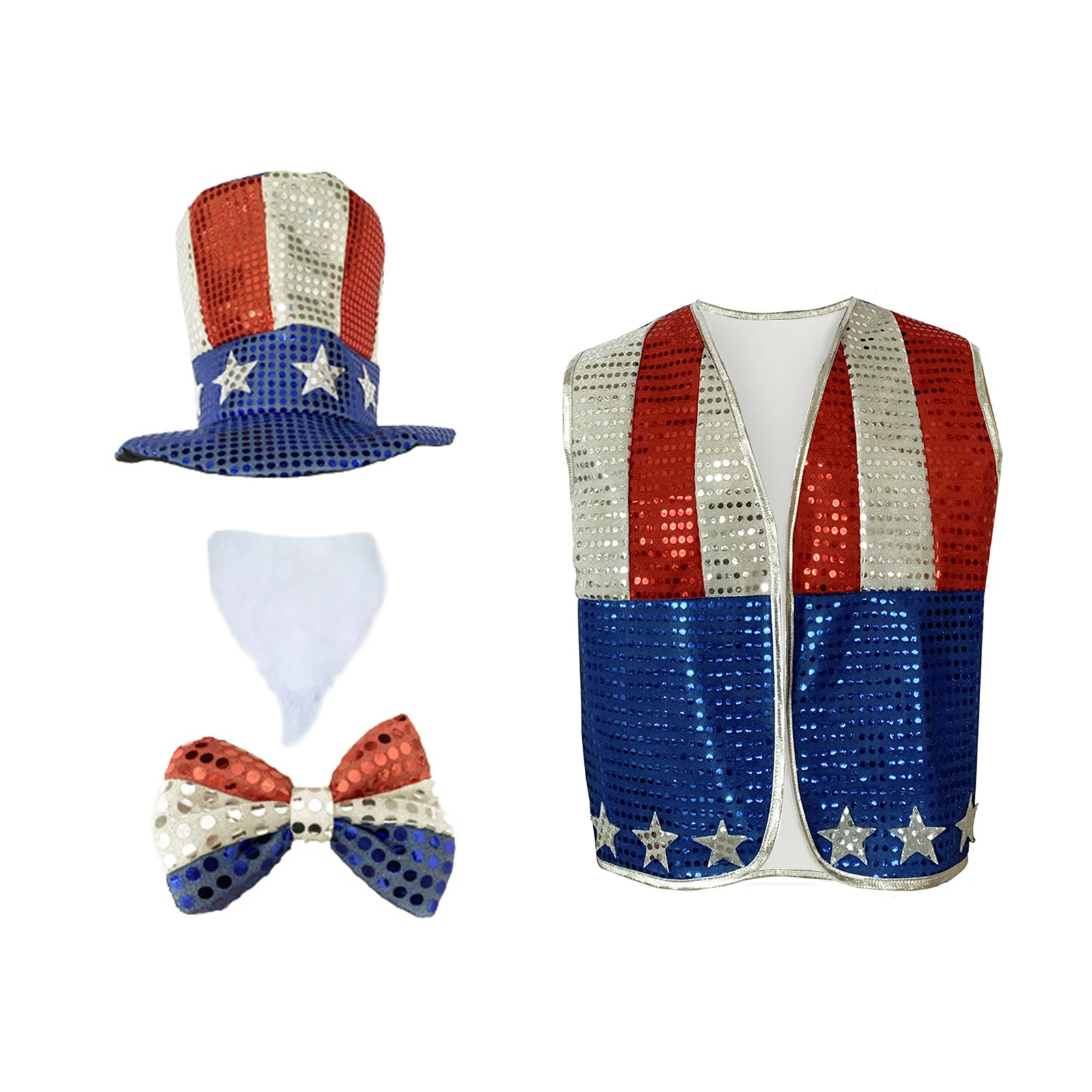 Homemade Uncle Sam Costume
