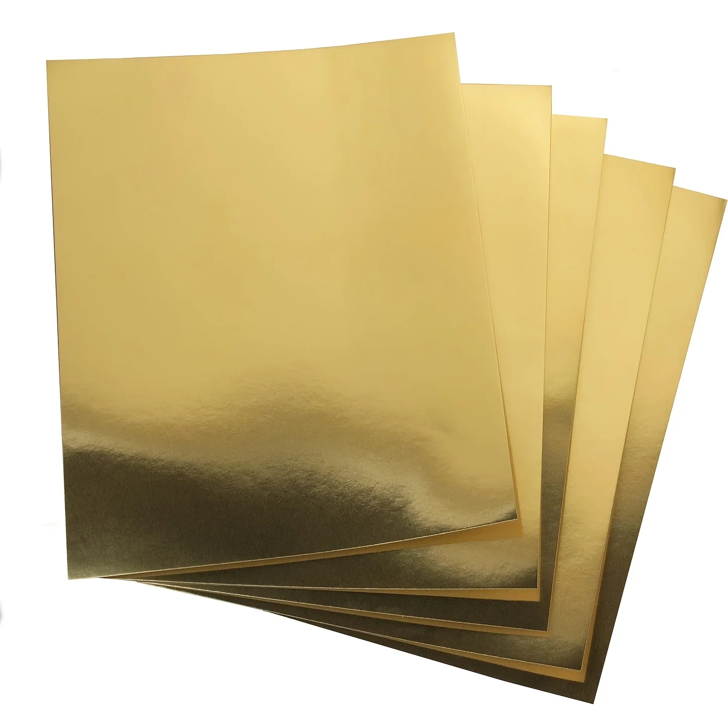20-Sheets-Golden-Metallic-Paper-Sheets-300-gsm-A4-Golden-Foil-Mirror ...