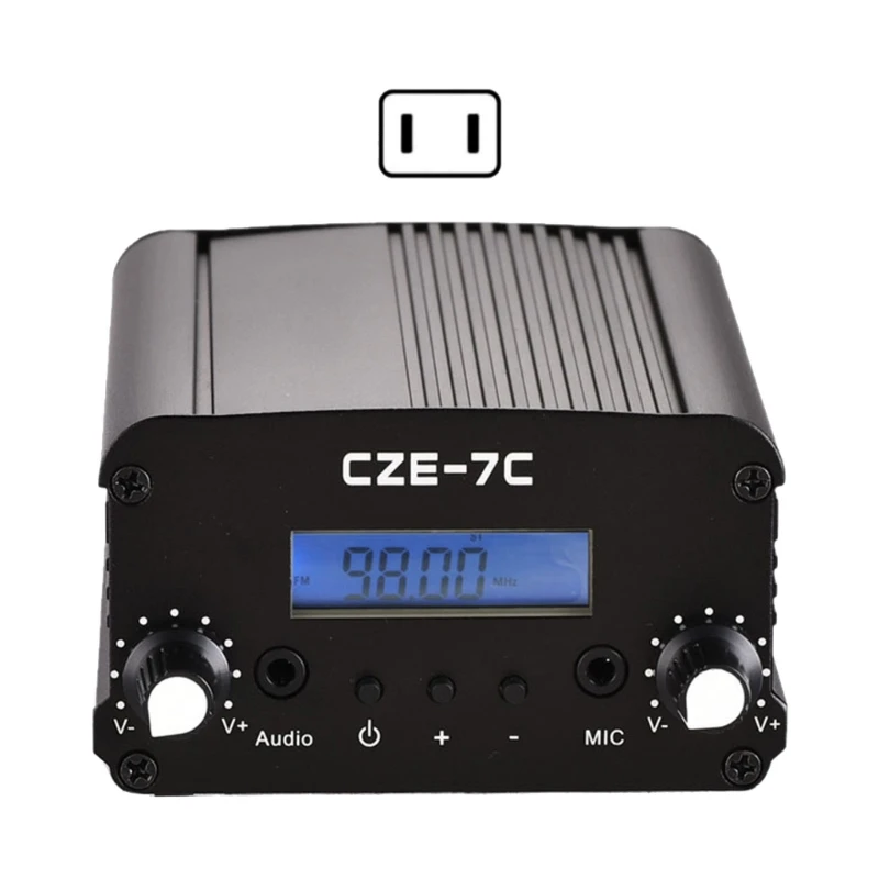 CZE-7C-7W-Wireless-FM-Radio-Transmitter-Broadcasting-Station-with-High ...