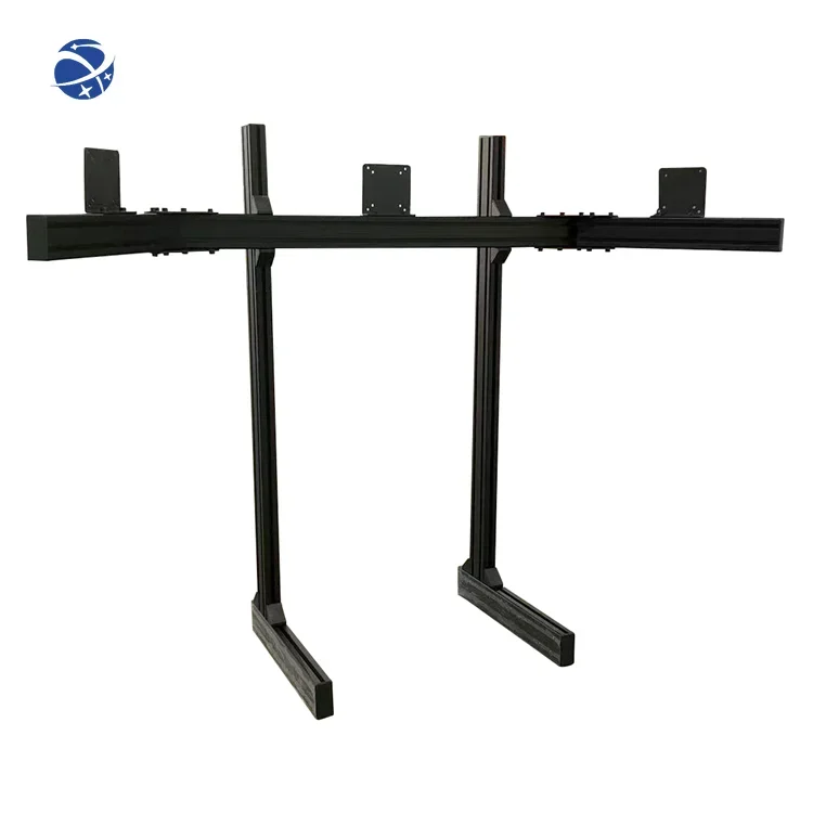 Aluminum-Profile-4080-Multiple-Monitor-Mounts-Triple-Screen-Arm-Floor ...