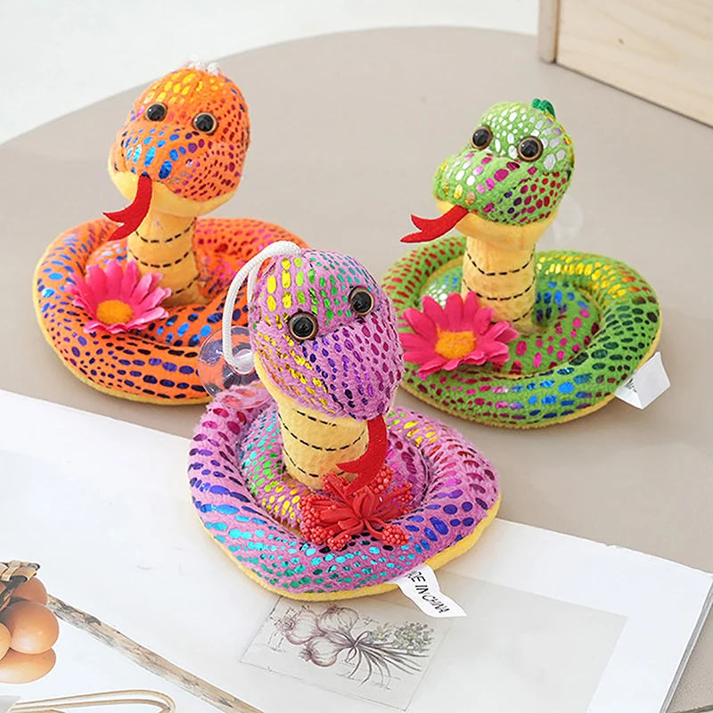 Colorful-Cute-Naughty-Snake-Plush-Toy-Doll-Cartoon-Small-Snake-Plush ...