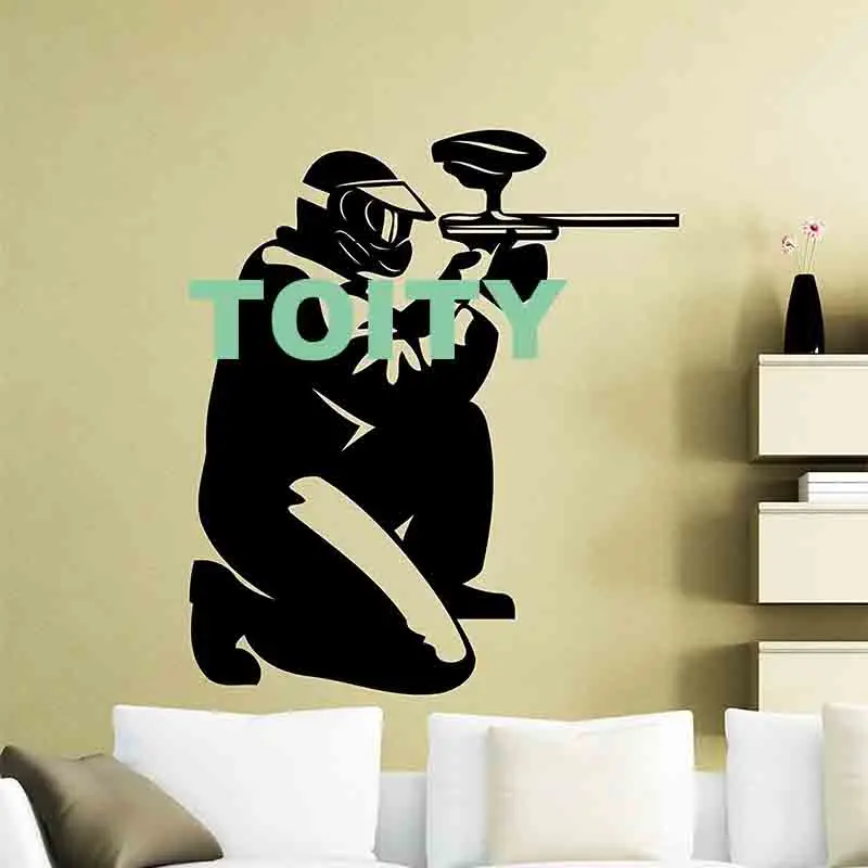 Paintball Wall Cool Bedroom Designs