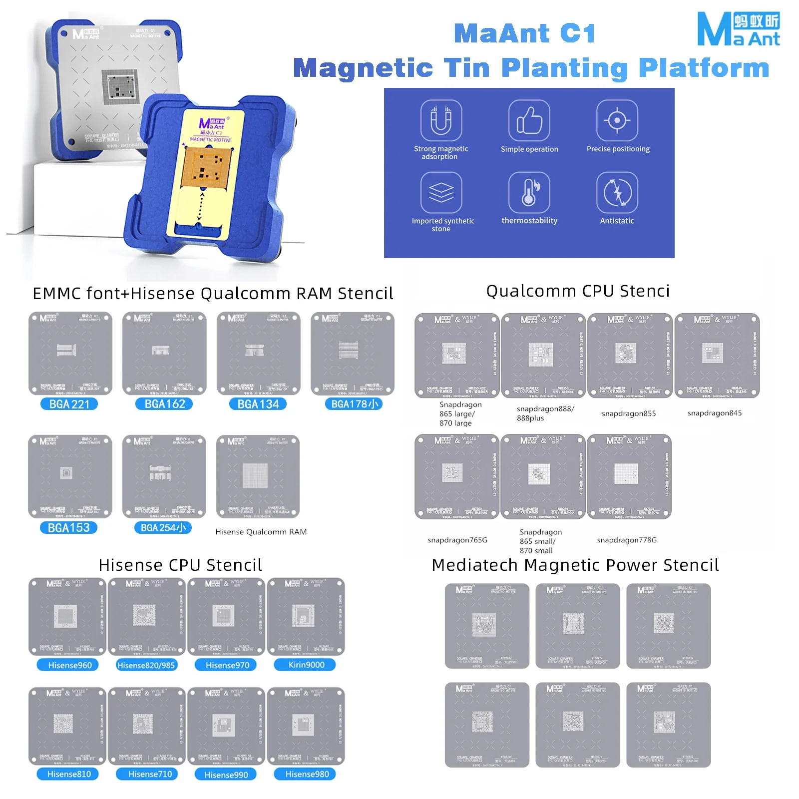MaAnt-C1-BGA-Reballing-Stencil-platformu-i-in-iPhone-A8-A17-anakart-MTK-EMMC-Qualcomm-HUAWEI.jpg