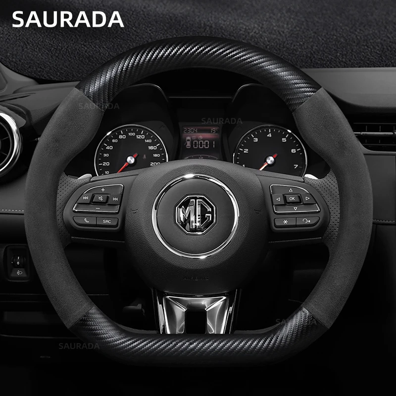 Car Steering Wheel Cover For MG 3 5 6 HS ZS EV MG3 3SW MG5 MG6 MG7 ZR ...