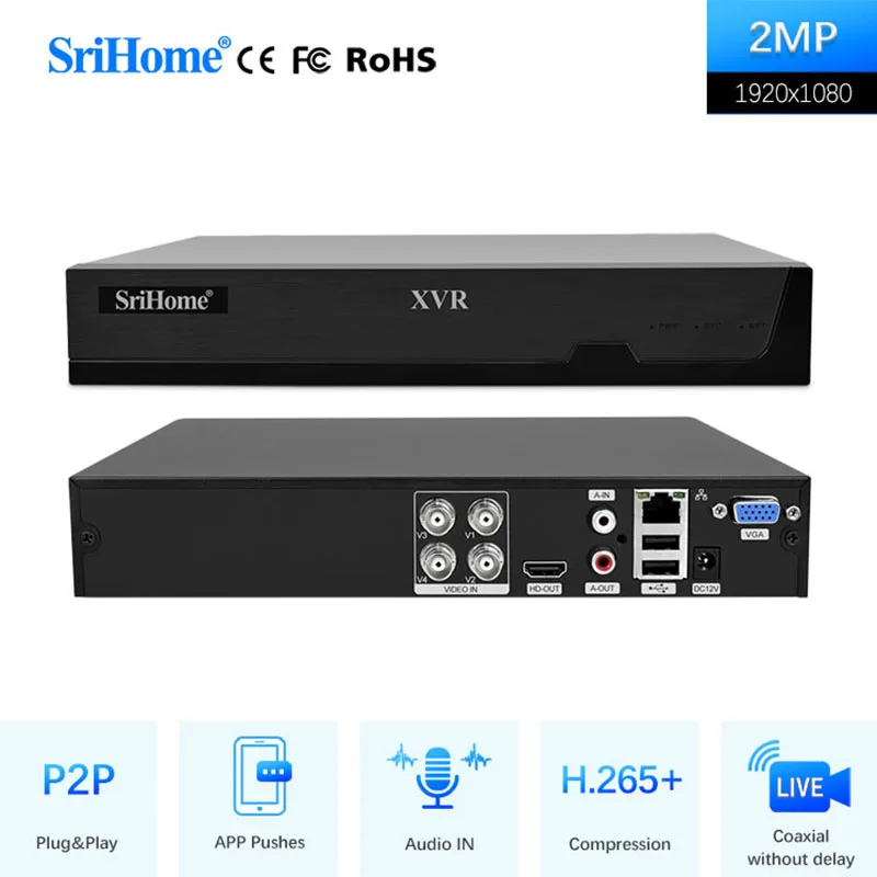 Srihome-C-mara-de-videovigilancia-POE-NVR-de-4-canales-sistema-de ...