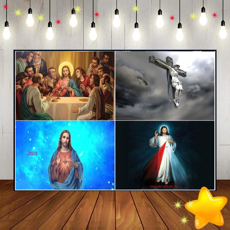 God-Jesus-Coming-Renaiss-Background-Birthday-Decoration-Party ...