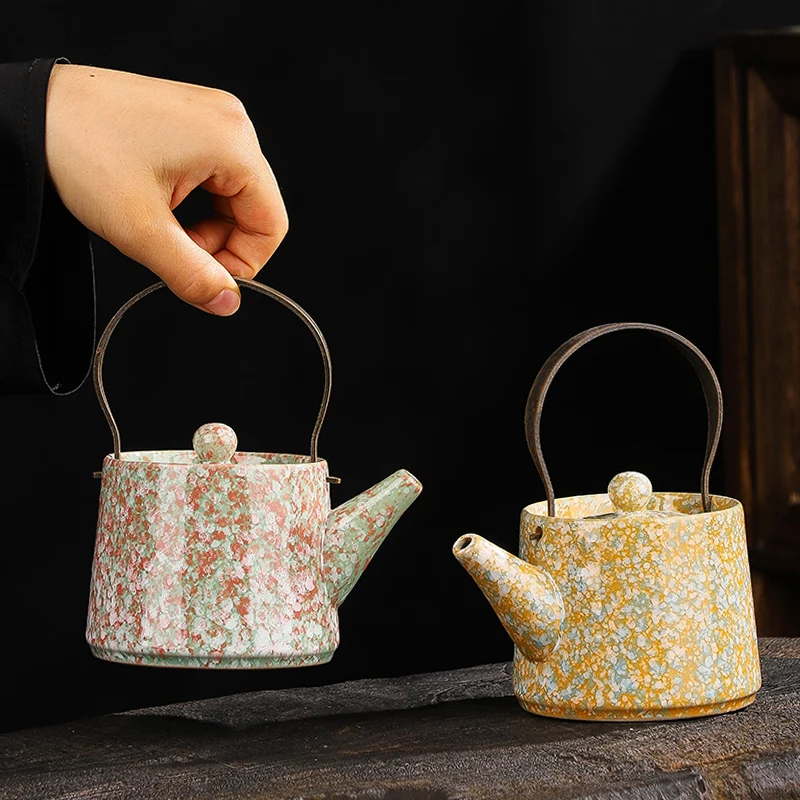 Retro-Japanese-Style-Tea-Pot-with-Side-Handle-Lifting-Beam-Anti ...