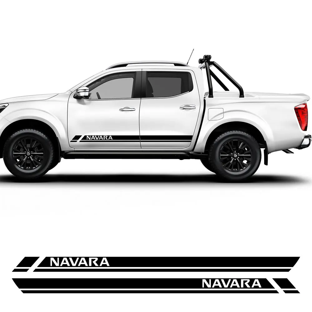 Pickup-Door-Side-Sticker-For-Nissan-Navara-NP300-SL-ST-Truck-Graphic ...
