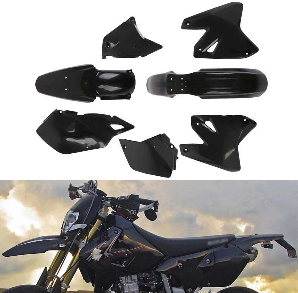 Motorcycle-Plastic-Kit-Front-Rear-Fender-For-Suzuki-DRZ400-DRZ-400 ...