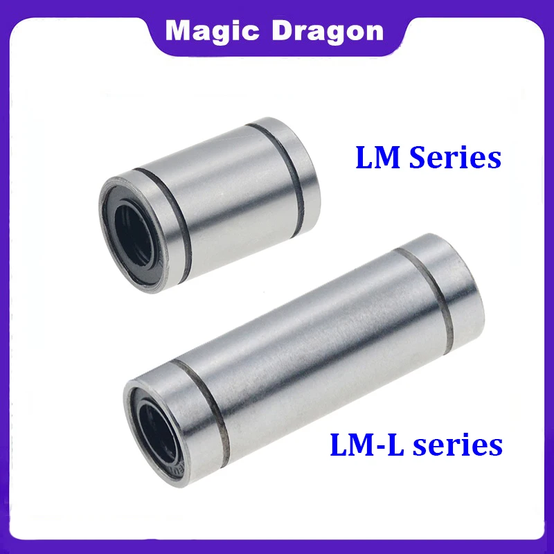 20PCS-Optical-axis-sliding-motion-linear-bearing-LM3UU-LM4UU-LM5UU ...