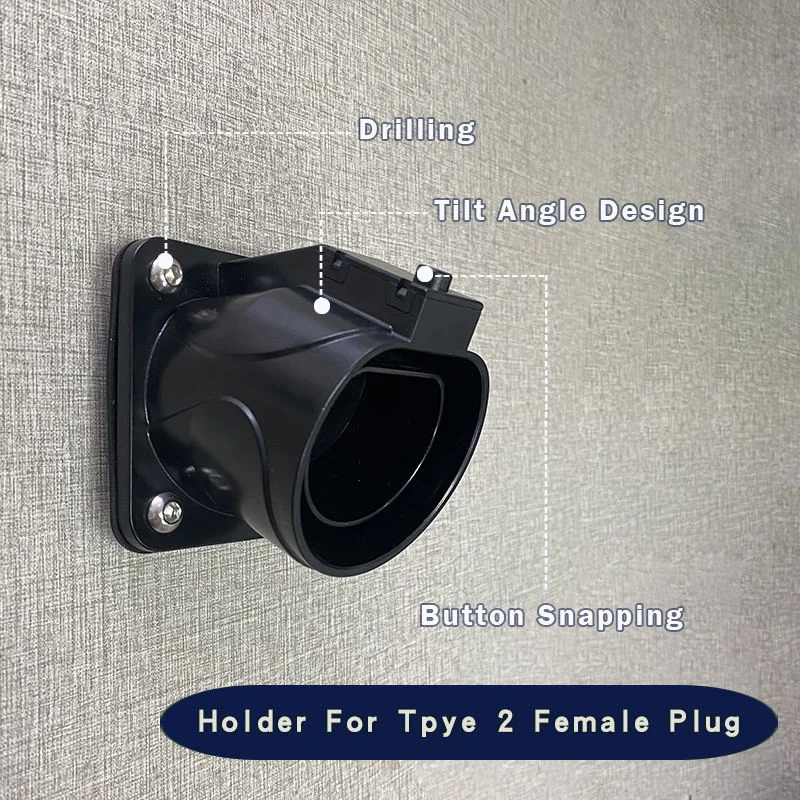 Level-2-EV-Charger-Car-Holder-Cable-Holster-Connector-For-Type-2 ...