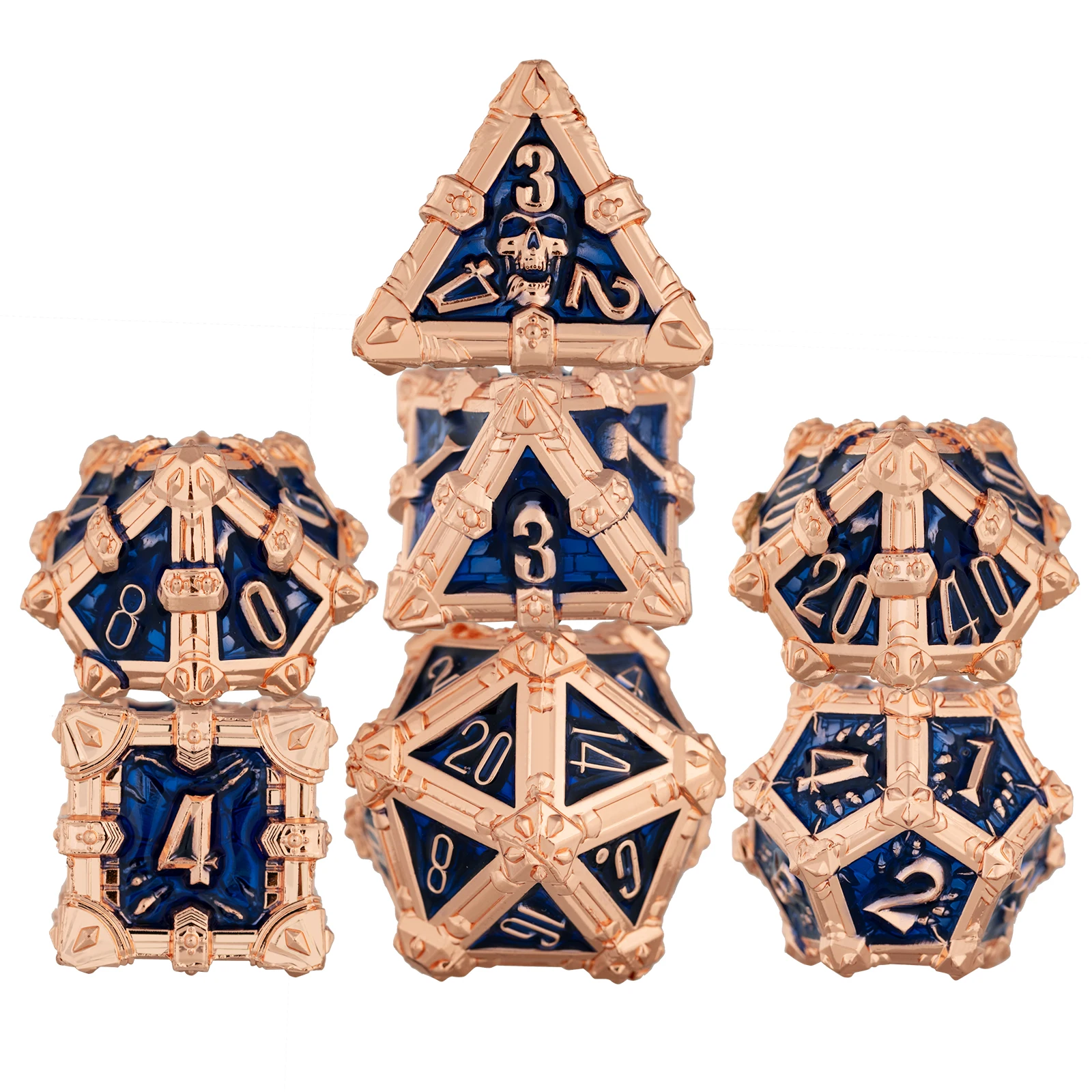 DND-Dice-Board-Game-Metal-Dice-Set-7PCS-Dungeon-Dragon-Polyhedral-RPG-D ...