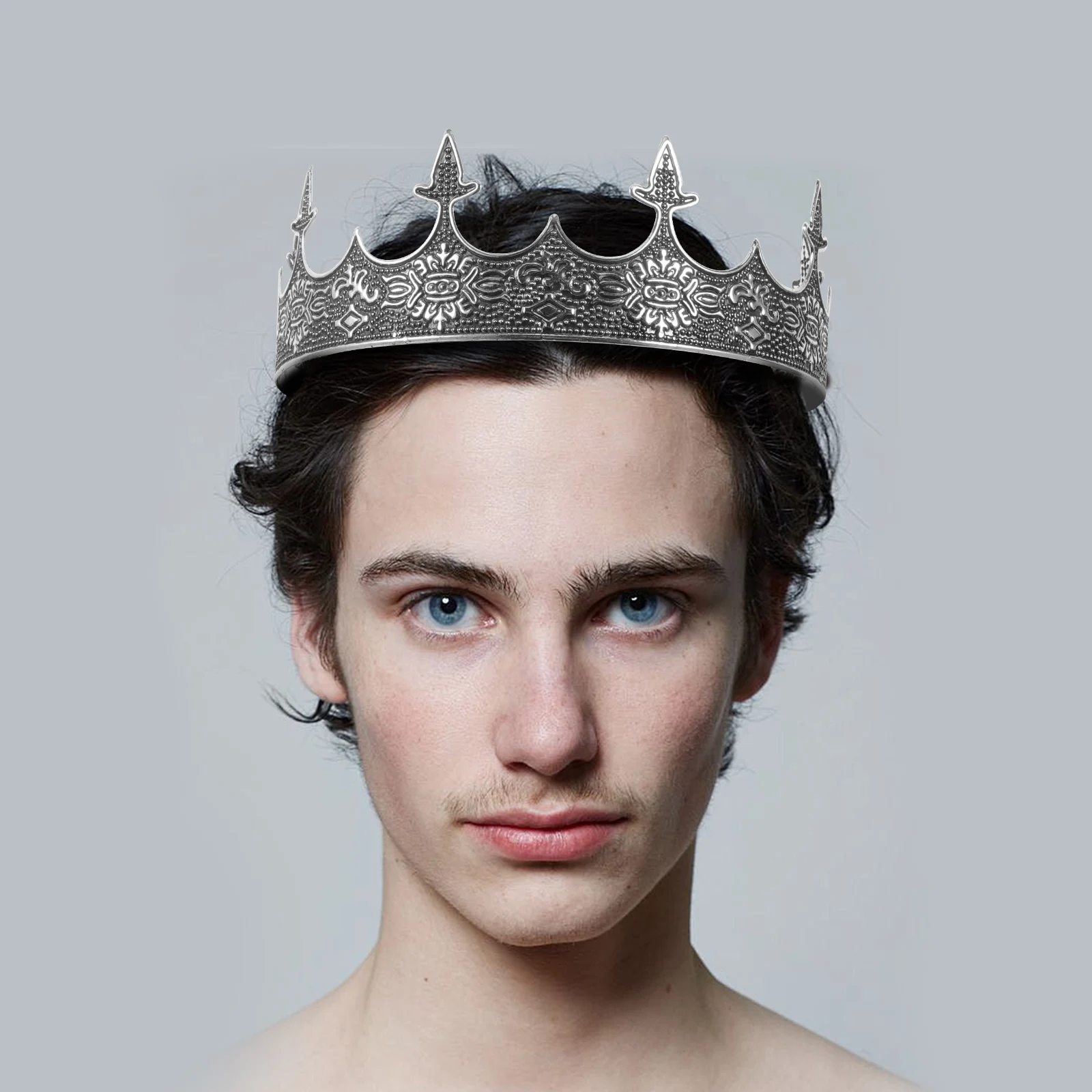 Diadema-de-corona-de-rey-de-estilo-Retro-accesorio-de-Cosplay-Tiara ...