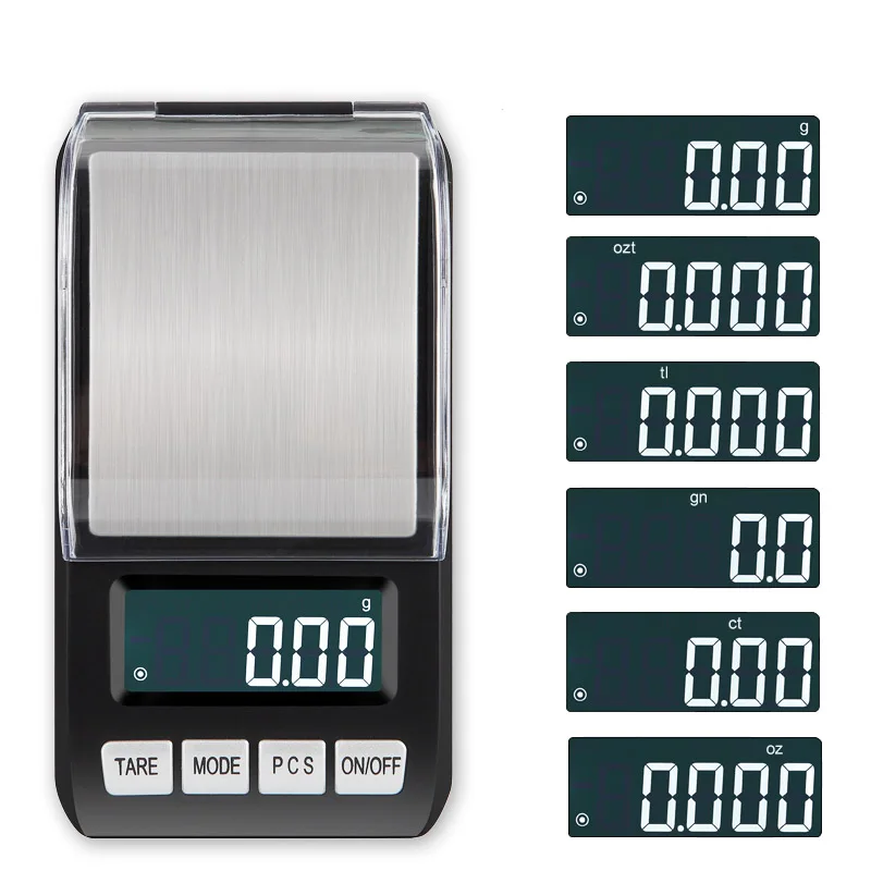 High Precision 0.01g/0.1g Electronic Weight Scale Digital Pocket Jewelry Diamond Gold Balance ...