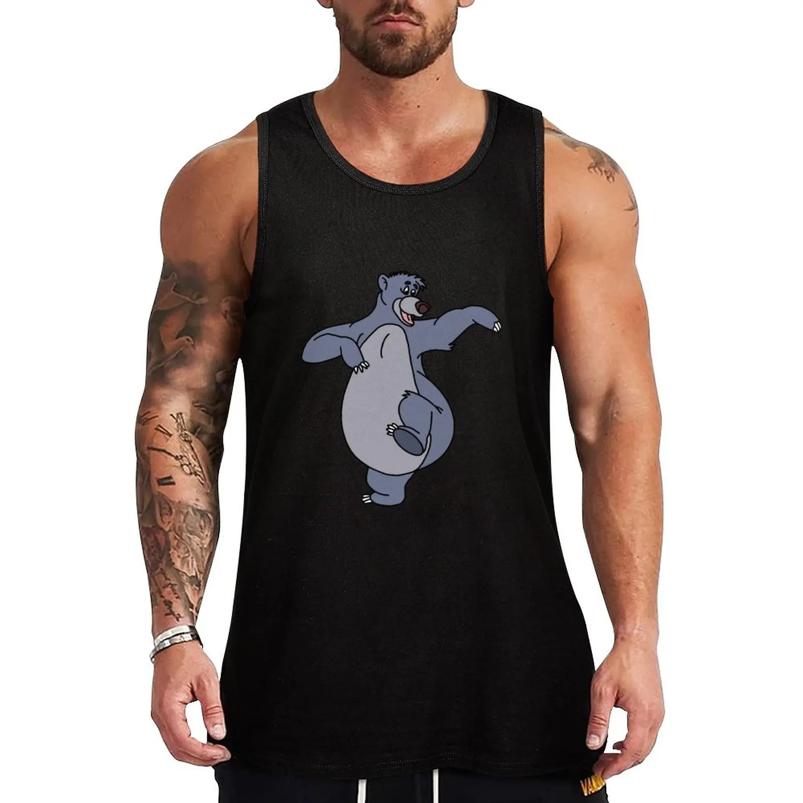 Baloo-Baloo-Mowgli-The-Jungle-Book-Tank-Top-Man-gym-clothes-Men ...