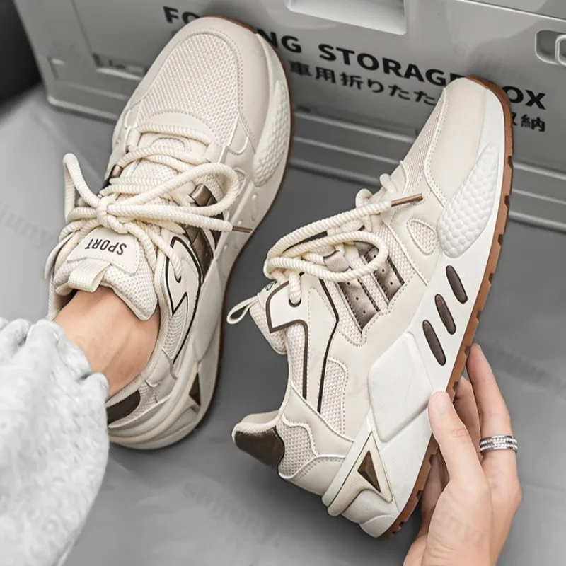 Men s Mesh Breathable Low Top Thick Soled Casual Sports Shoes 2025 Men s Mesh Breathable Low Top Thick Soled Casual Sports Shoes 2025