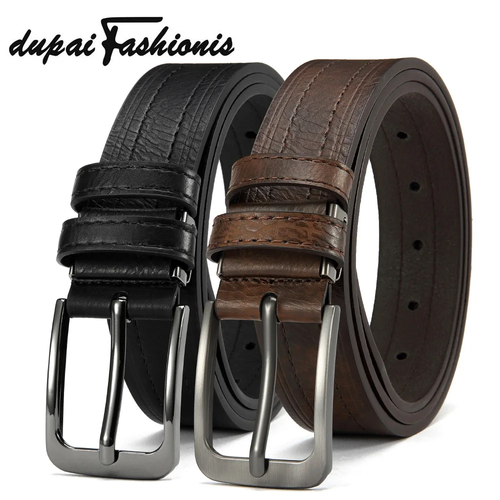DUPAI-FASHIONIS-Men-s-Belt-Rotatable-Luxury-Pin-Buckle-Leather-Belts ...