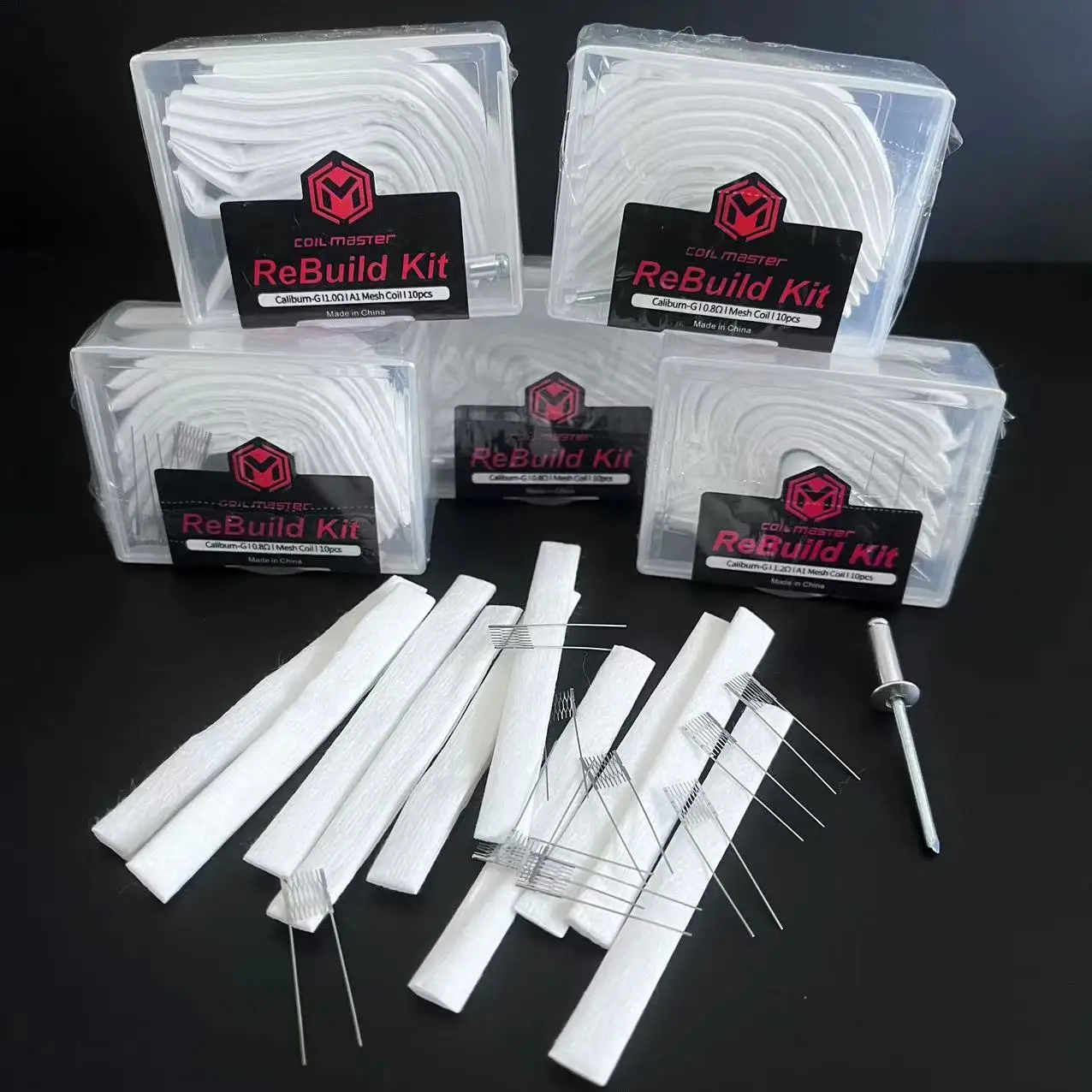 3-1-RBK-Rebuild-Kit-for-GTX-Caliburn-Mesh-Resistance-Wire-Coil-Head-DIY ...