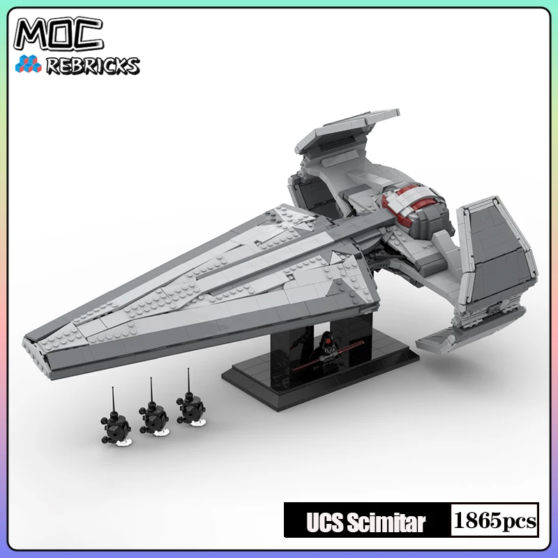Star Movie Sith Infiltrator UCS Scimitar MOC Bricks Building Block Toys ...