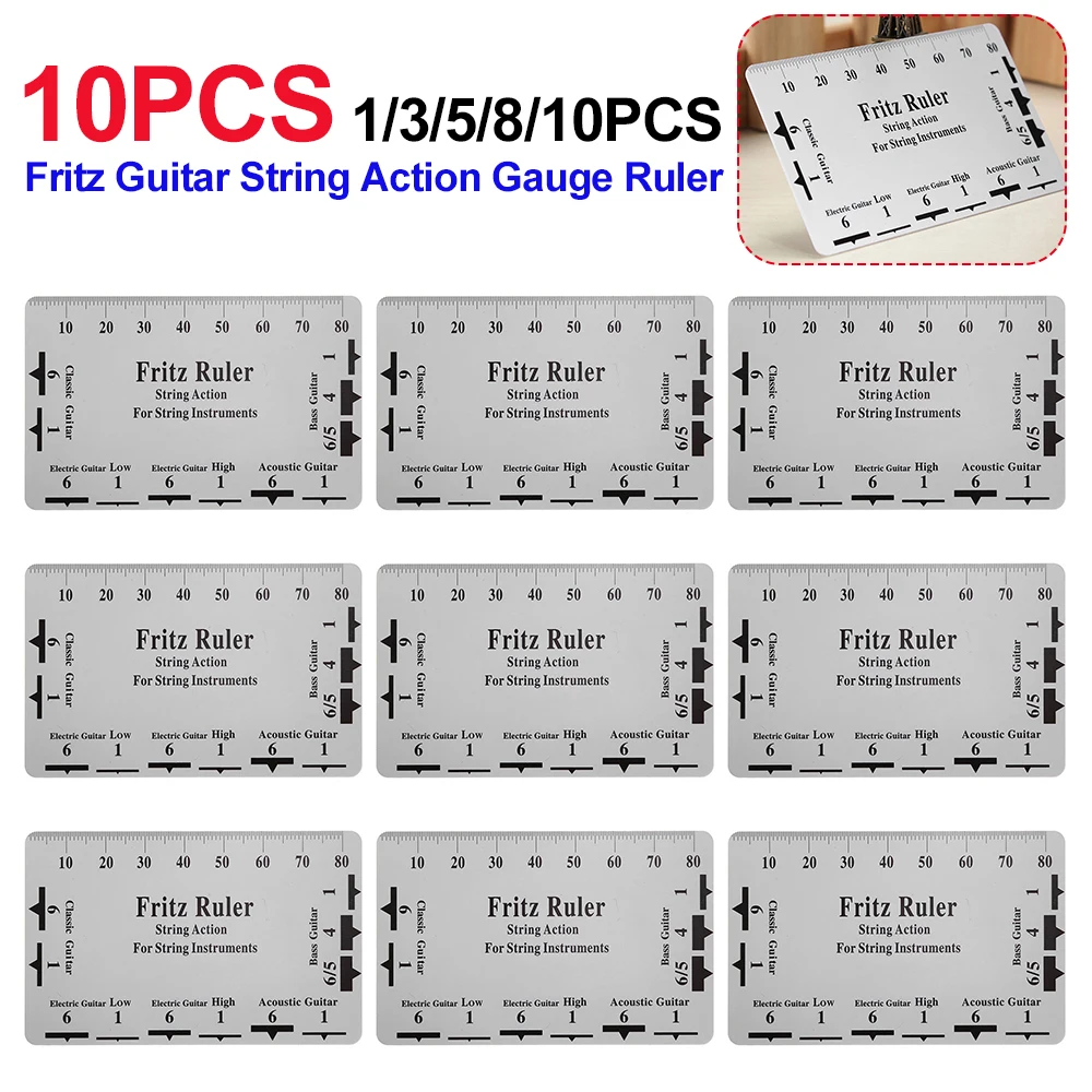 Fritz-Ruler-Guitar-String-Action-Gauge-Ruler-String-Pitch-Rulers-Card ...