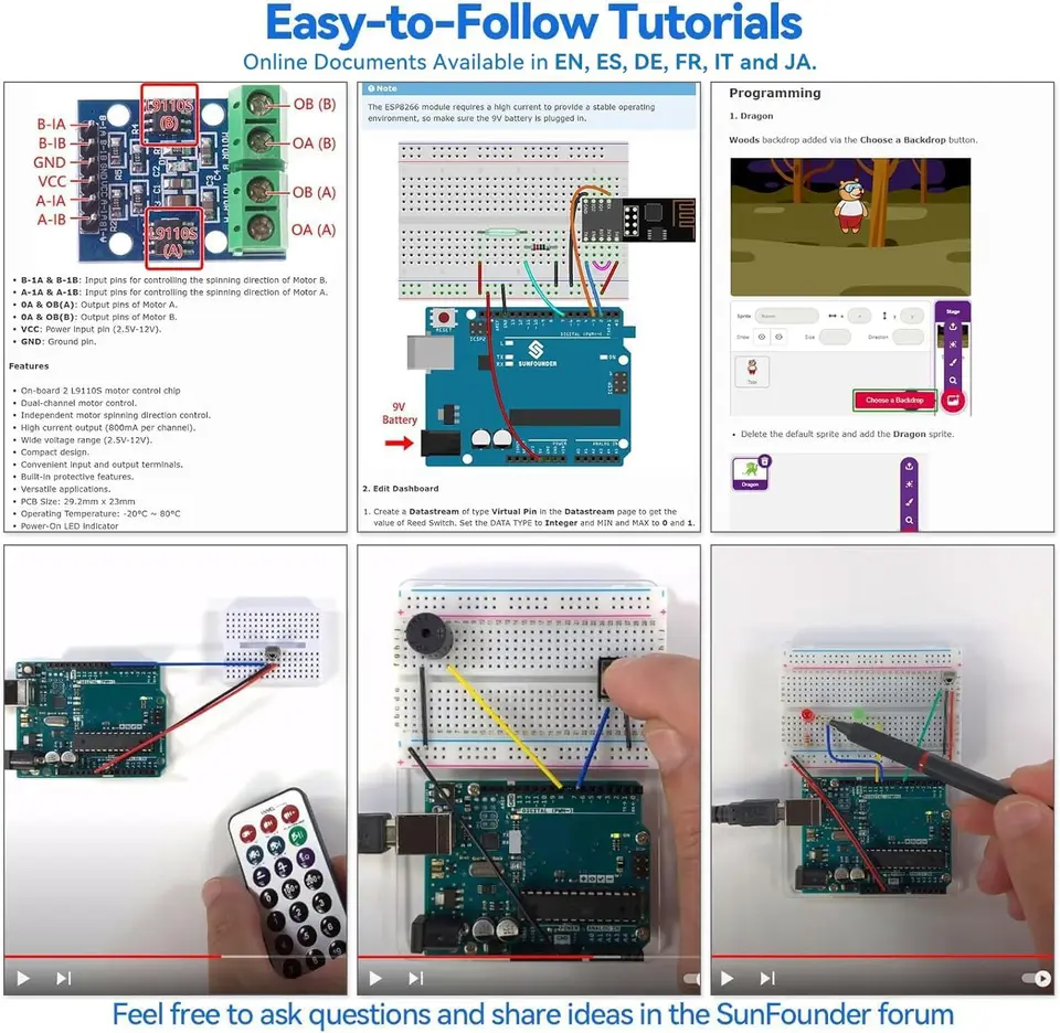 Arduino Kit Inventor Lab Starter Kit With Original Arduino Uno R3 ...