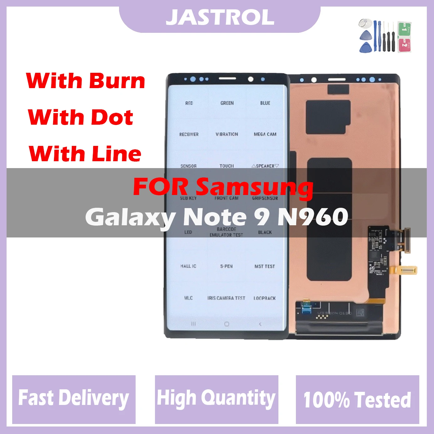 6-4-AMOLED-LCD-for-SAMSUNG-GALAXY-Note-9-LCD-Note9-N960D-N960F-Lcd ...