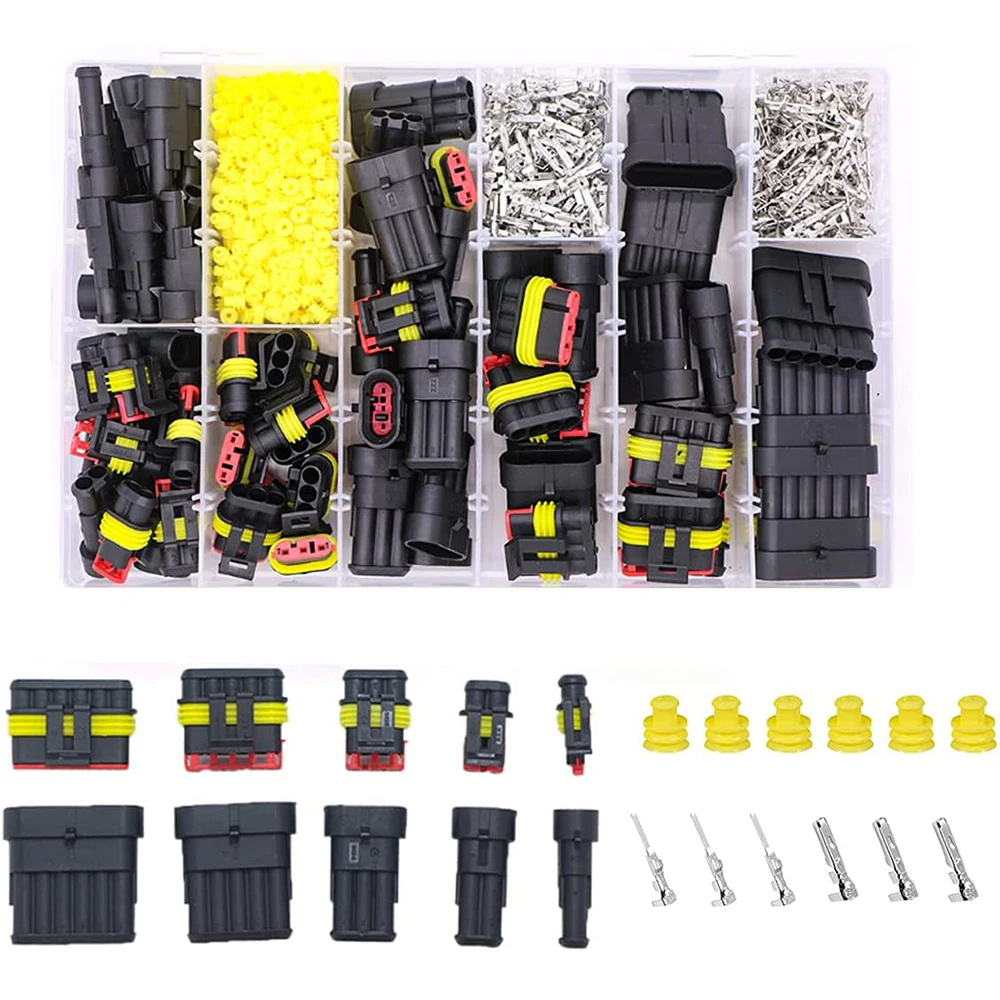 1004pcs-waterproof-electrical-connector-wire-connector-1-5mm-series ...