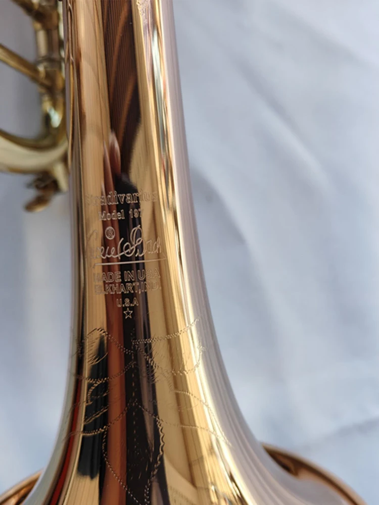 New Trumpet LT197S-99 B flat musical instrument heavier type Gold ...