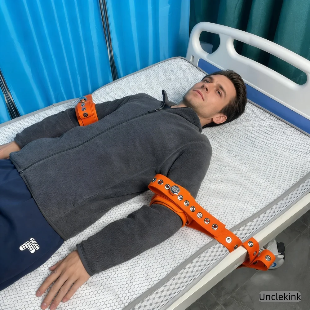 Arm/Leg Restraint Strap Patient Safety Orange Medical Restraints ...
