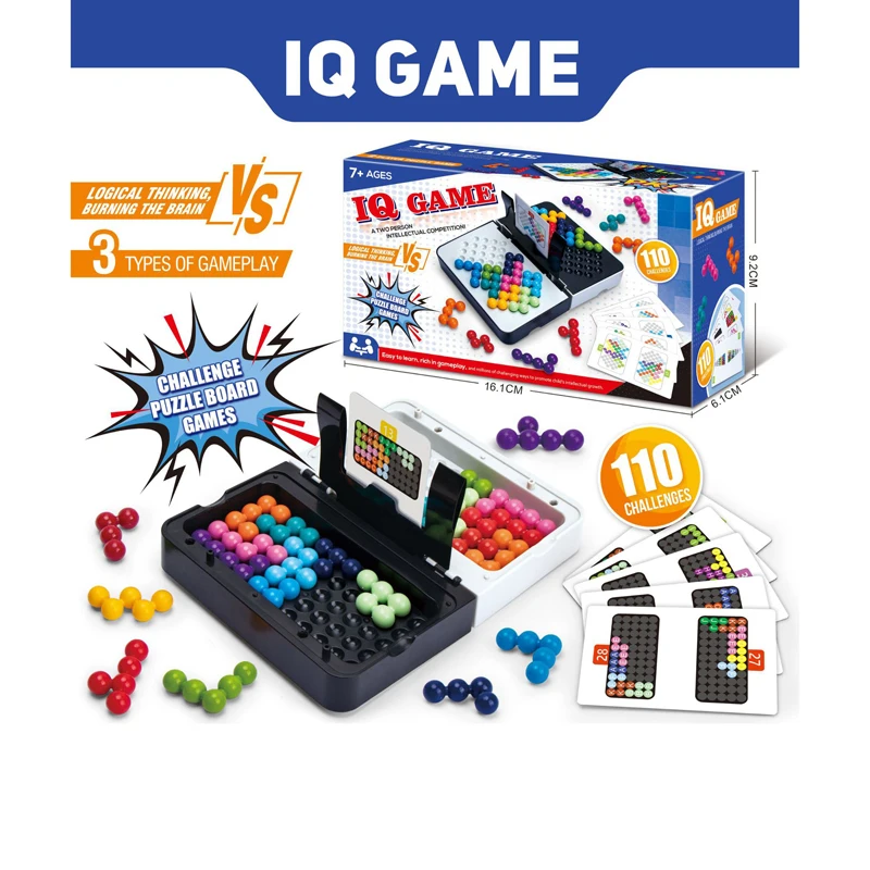 Smart Pyramid Intelligent Magic Bead iQ Battle Children's Puzzle Toy ...