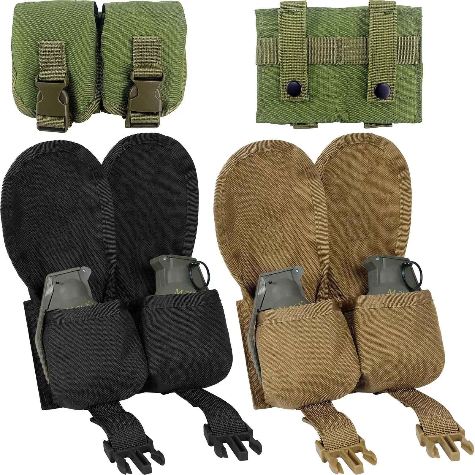 Tactical-Pouches-Double-Frag-Grenade-Pouch-Molle-EDC-Tool-Bags-for ...