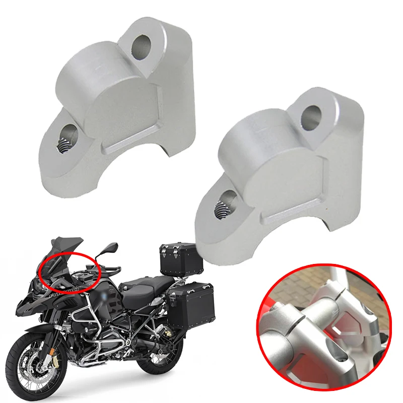 Motorcycle-Accessories-Handlebar-Handle-Bar-Clamp-Raised-Extend-Riser ...