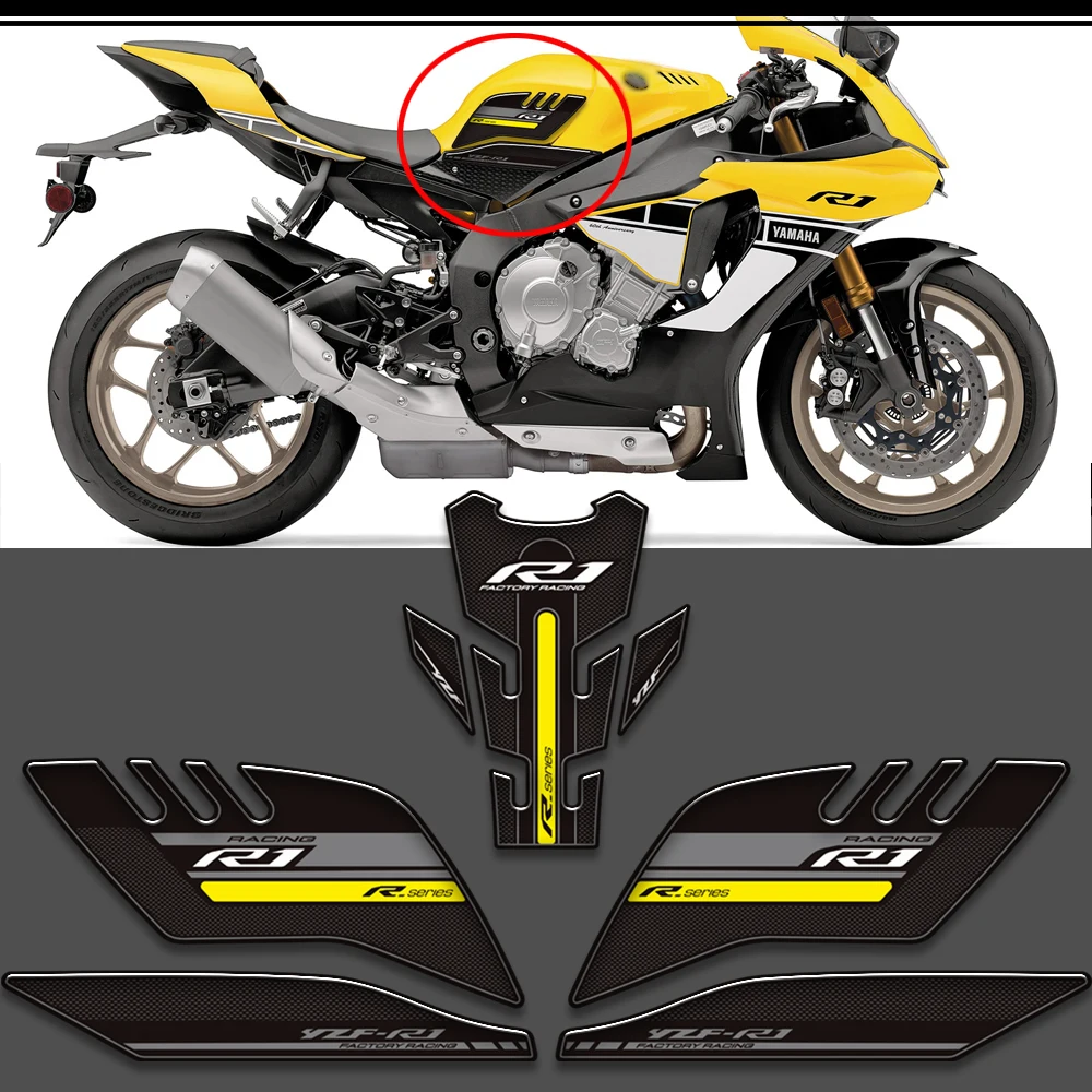 Motorcycle Protector Stickers Decals For YAMAHA YZF R1 YZF R1 YZFR1 ...