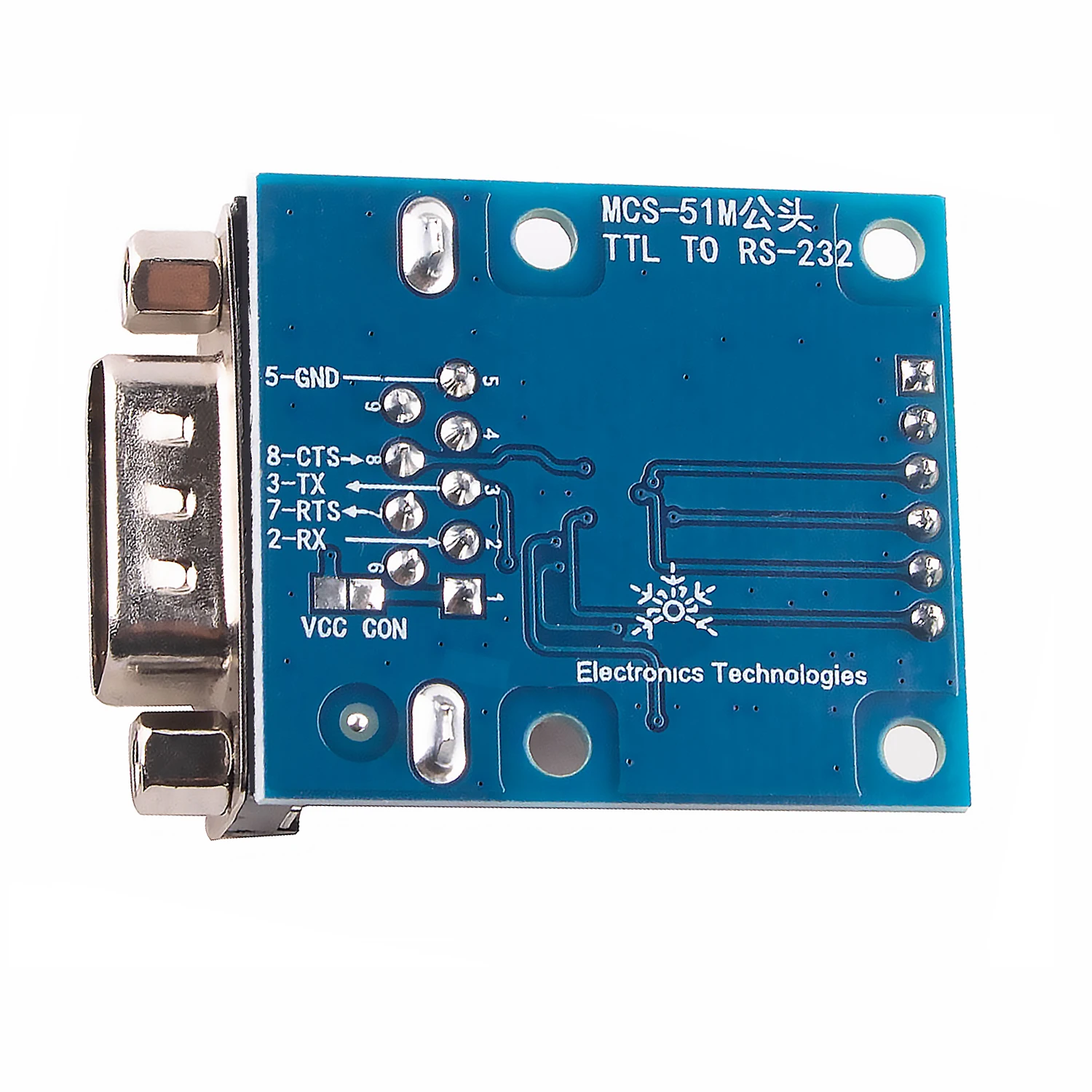 TTL to RS232 DB9 D-Sub 9 Pin to 6 Pins 6P Adapter UART Converter ...